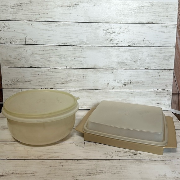 Tupperware | Kitchen | Vintage Tupperware Bowl With Lid Deli And Cheese ...